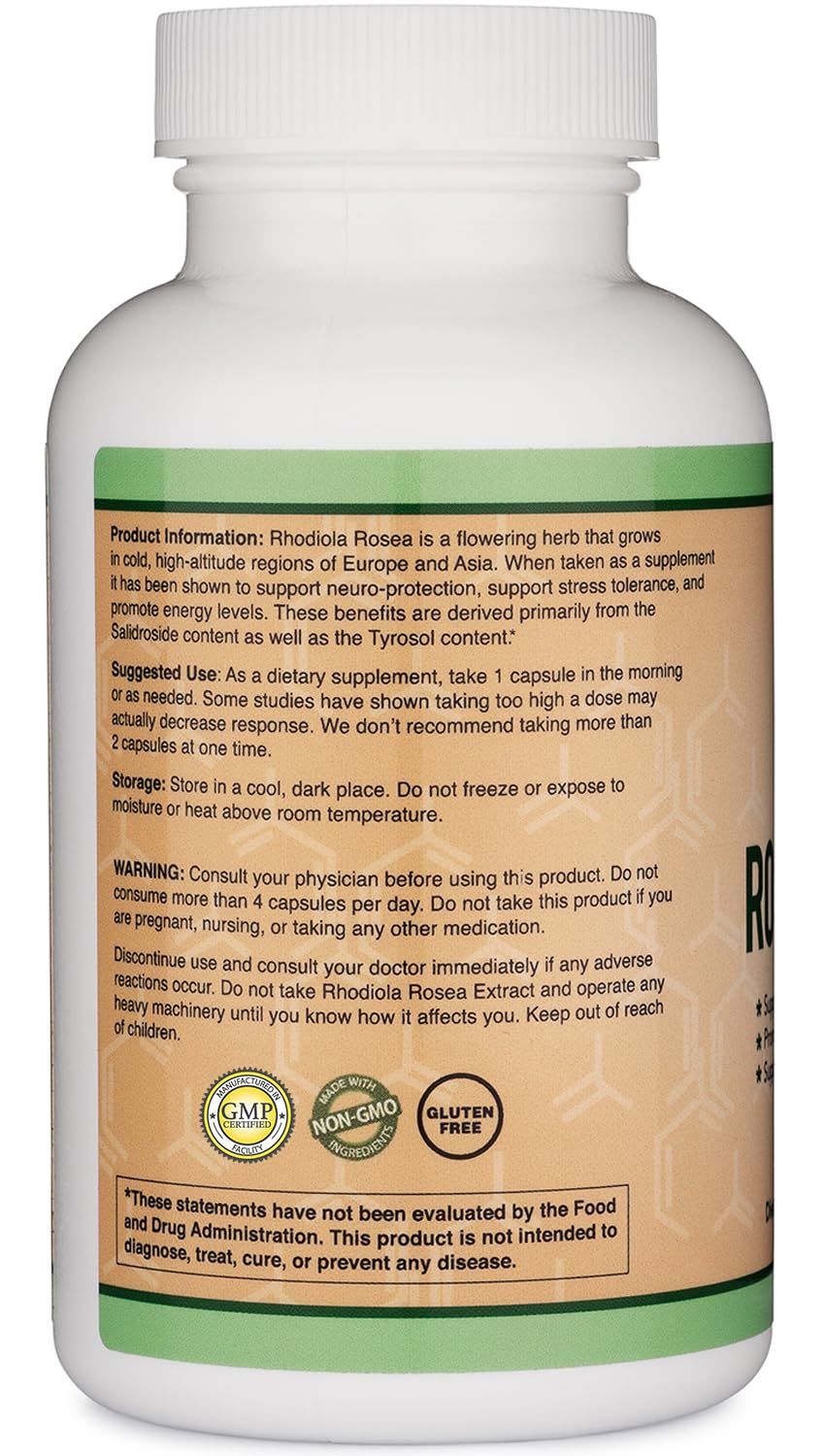 adaptogenic rhodiola rosea for better focus
