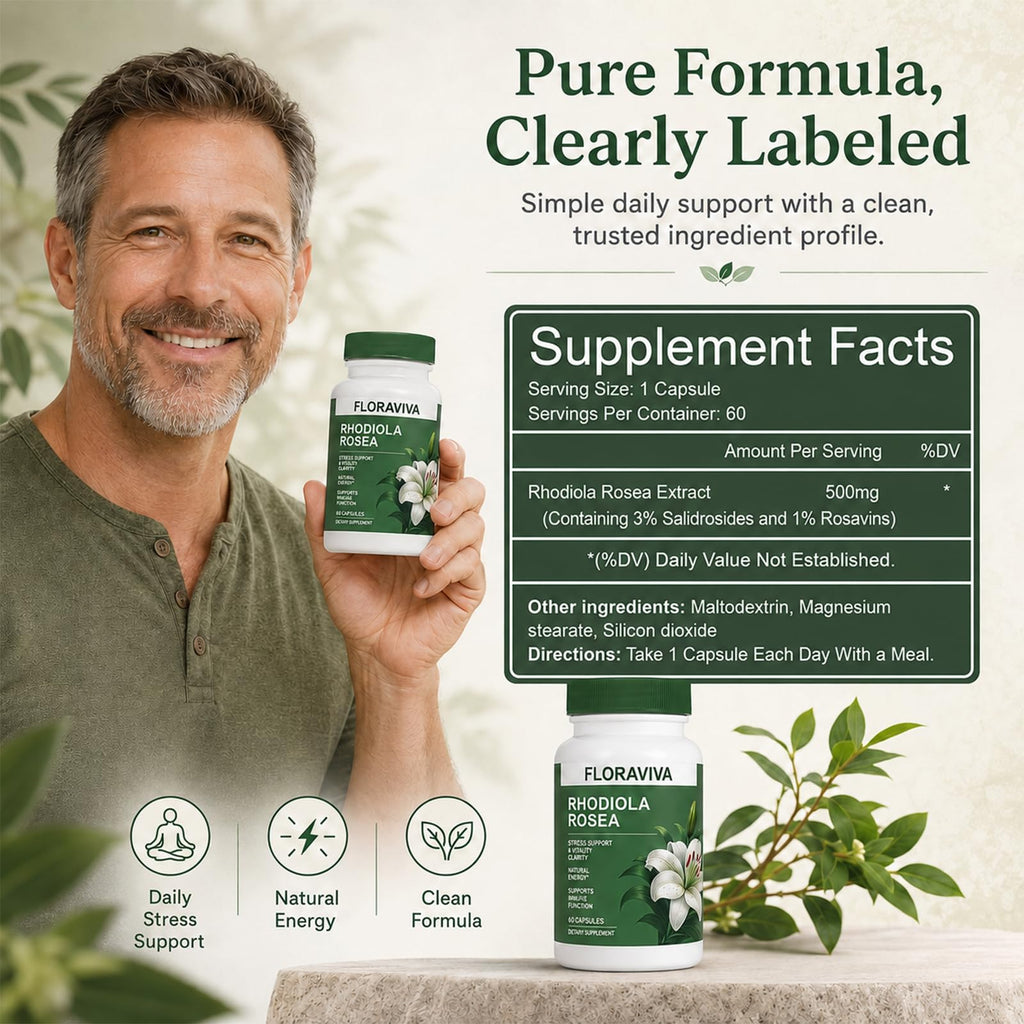 adaptogenic rhodiola rosea for mood support