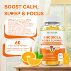 Adaptogenic Rhodiola Rosea gummies for wellness