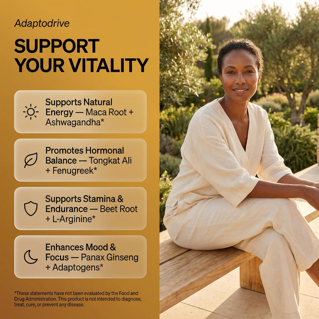 adaptogenic support with ashwagandha