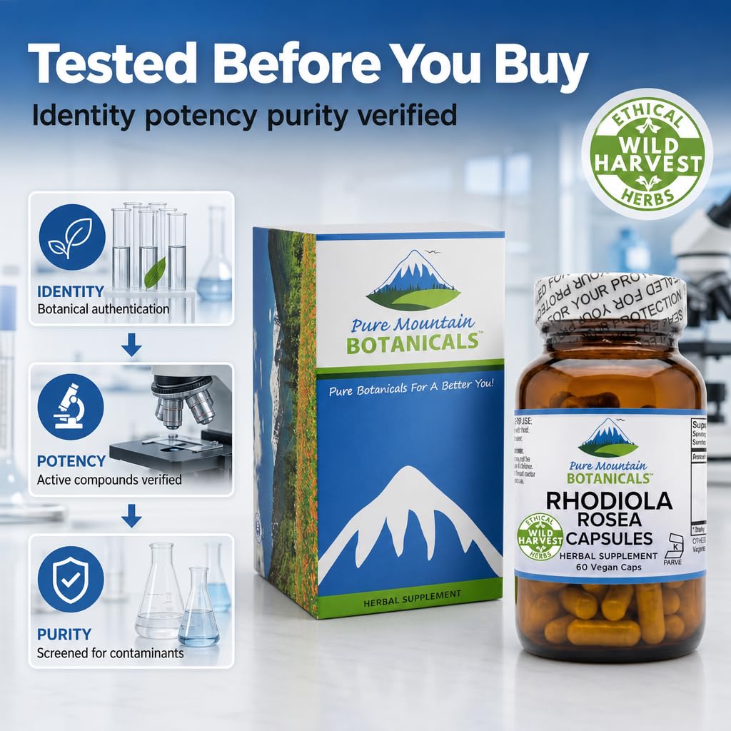 adaptogenic support with Rhodiola