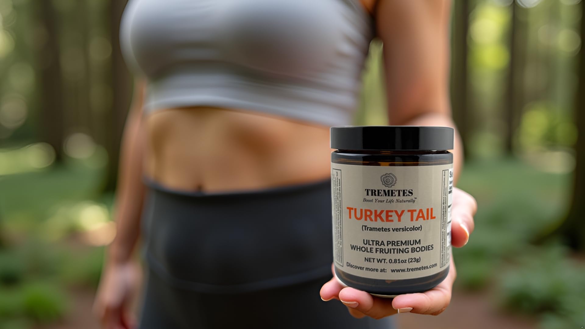 Adaptogenic Turkey Tail mushroom pieces