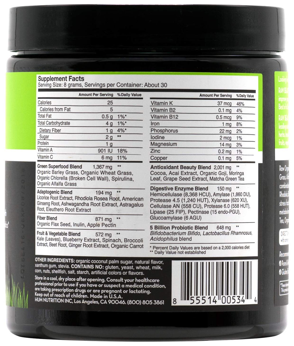adaptogens and enzymes in spirulina