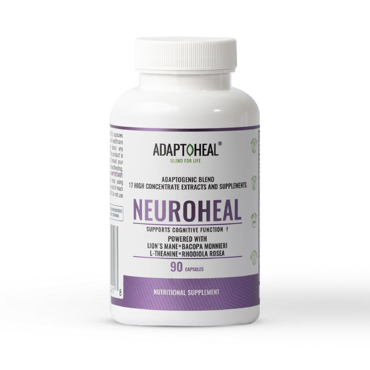 ADAPTOHEAL Lion's Mane capsules for brain health