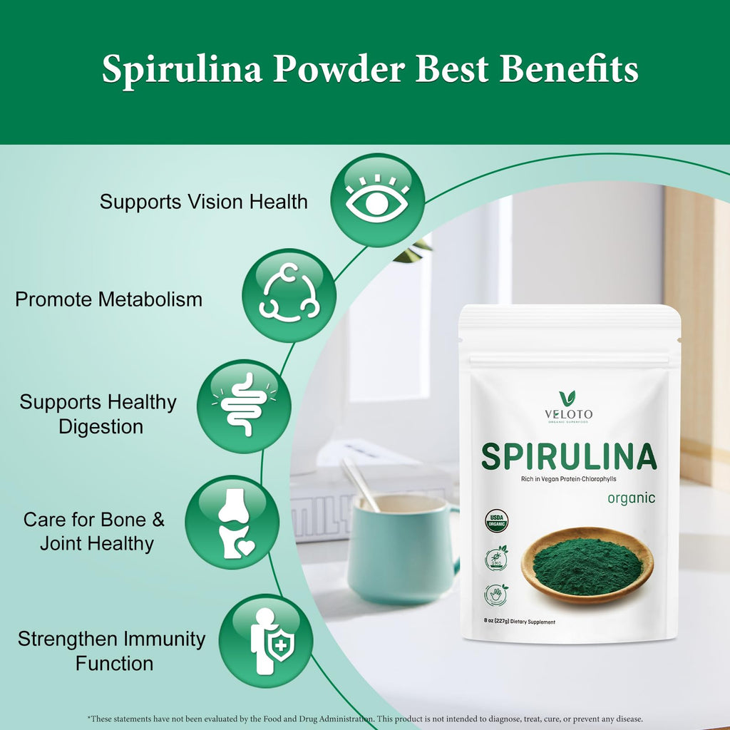add VELOTO spirulina to your diet