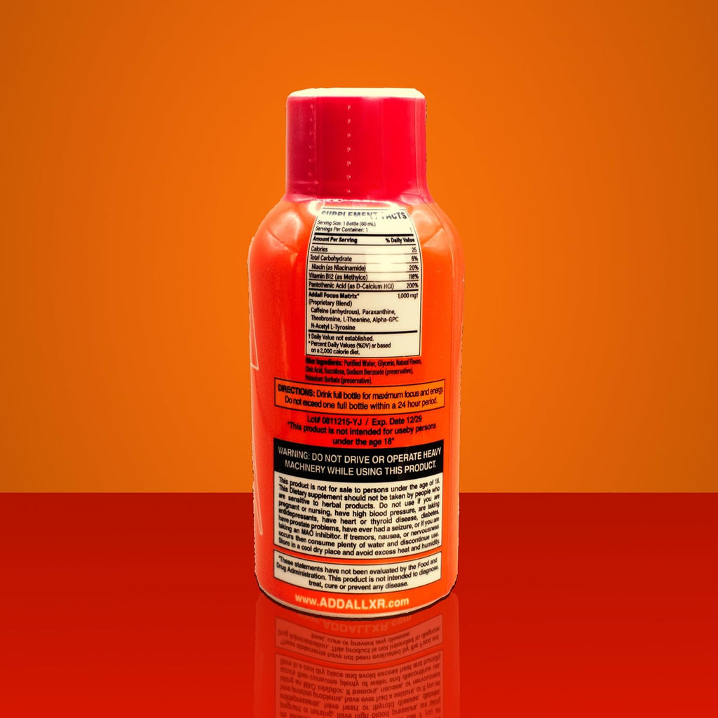 Addall energy shot for athletes