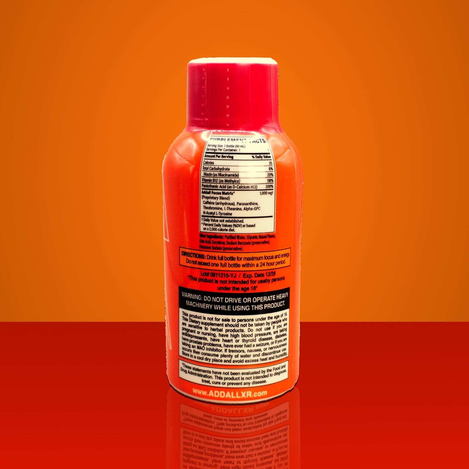 Addall energy shot for athletes