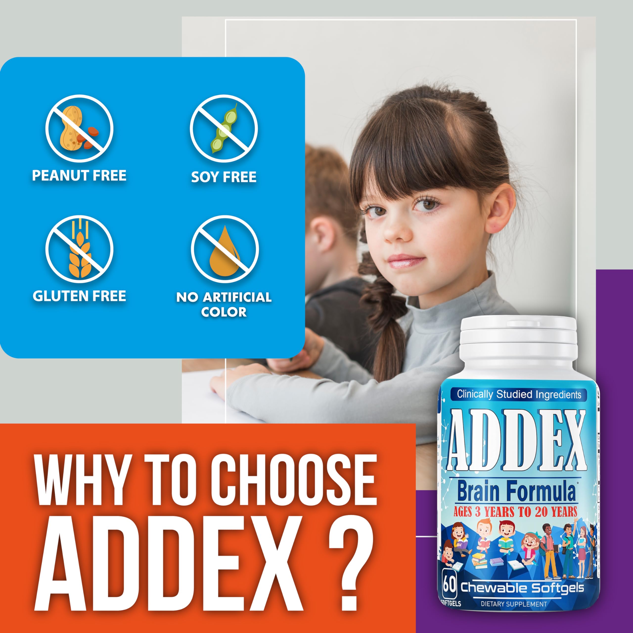 ADDEX clarity booster for young minds