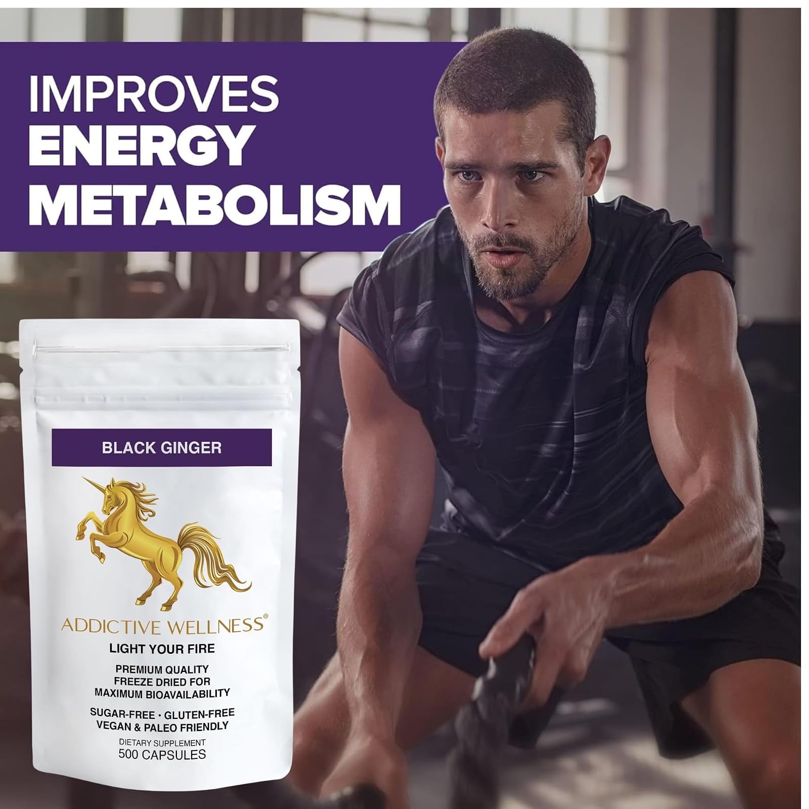 Addictive Wellness black ginger extract