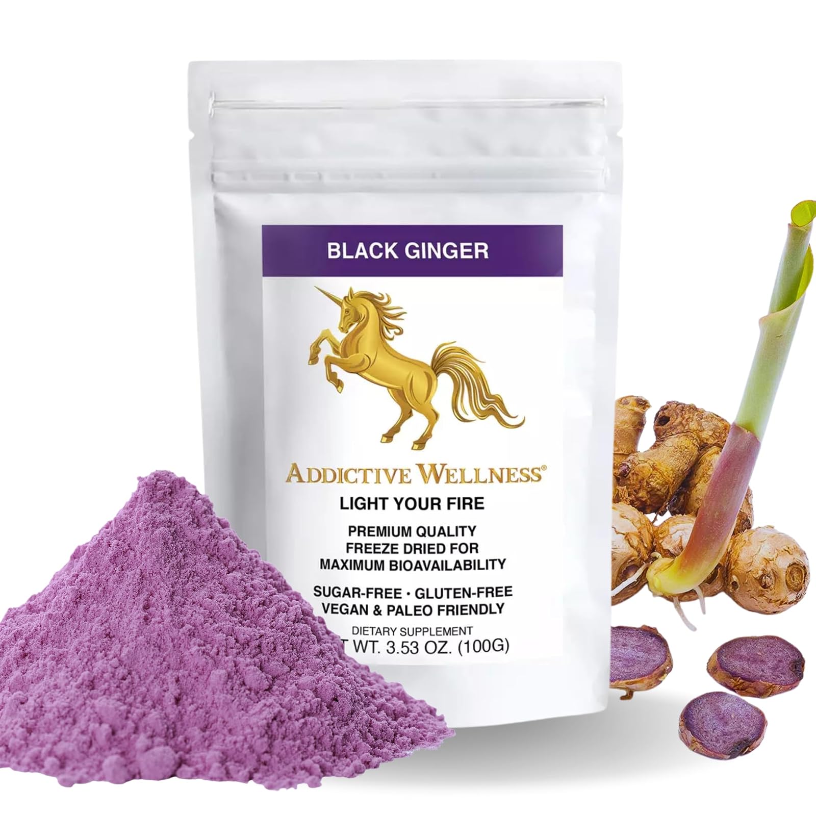Addictive Wellness ginger tea powder