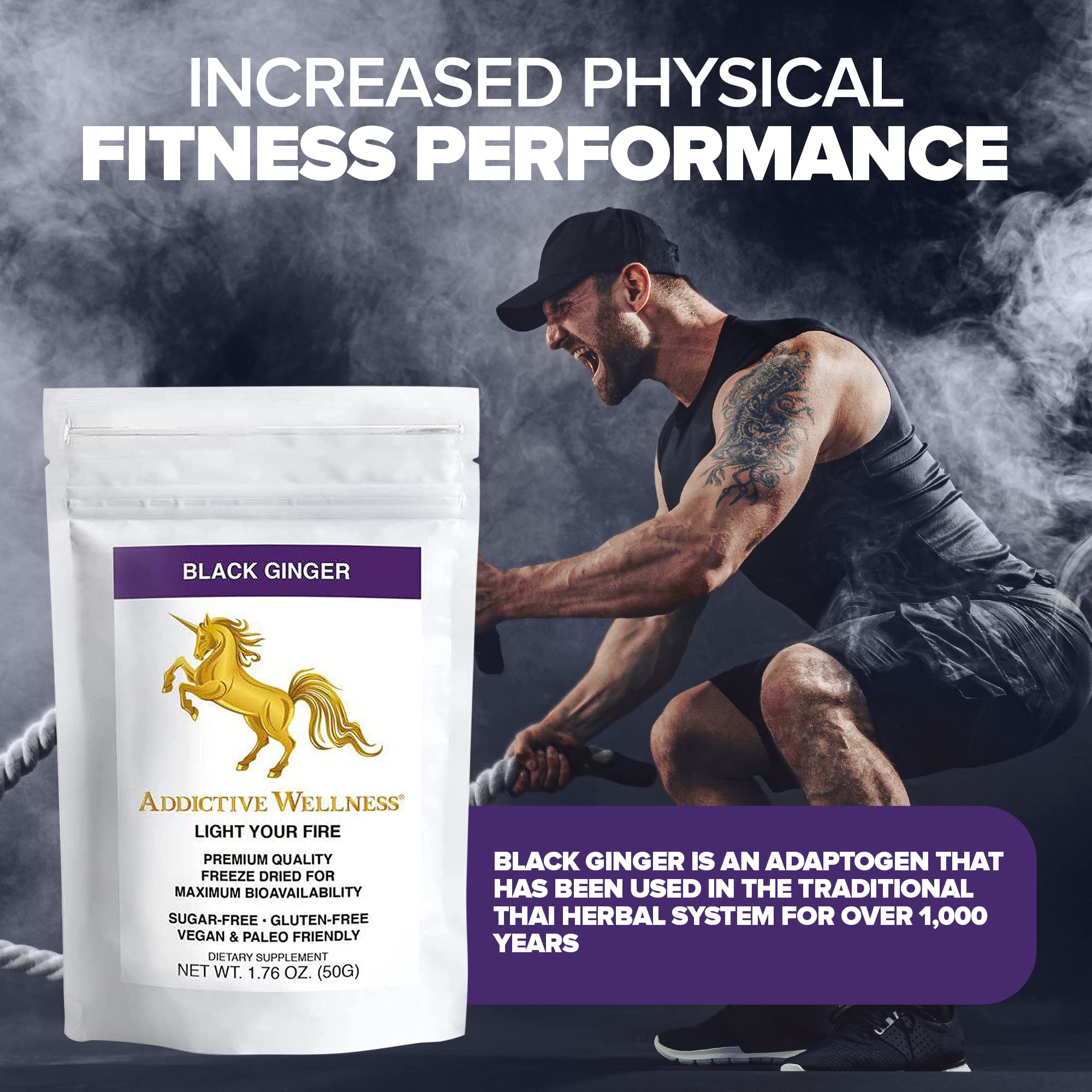 Addictive Wellness herbal ginger supplement