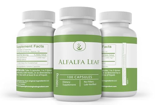 additive-free alfalfa leaf