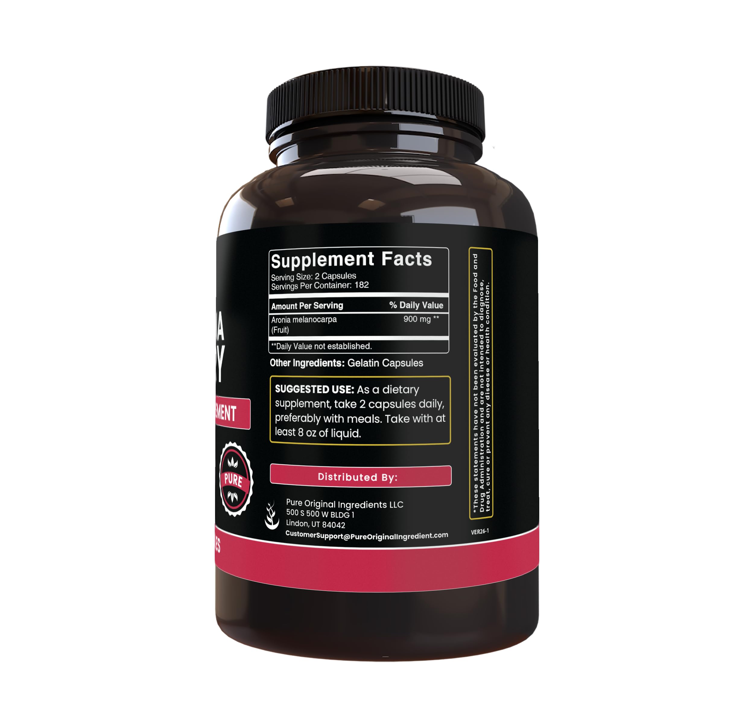 additive-free aronia berry extract