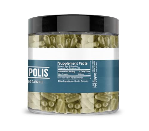 additive-free bee propolis capsules