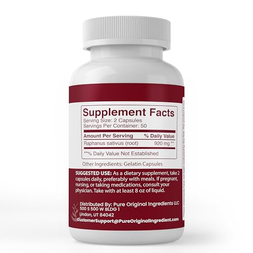 additive-free black radish capsules