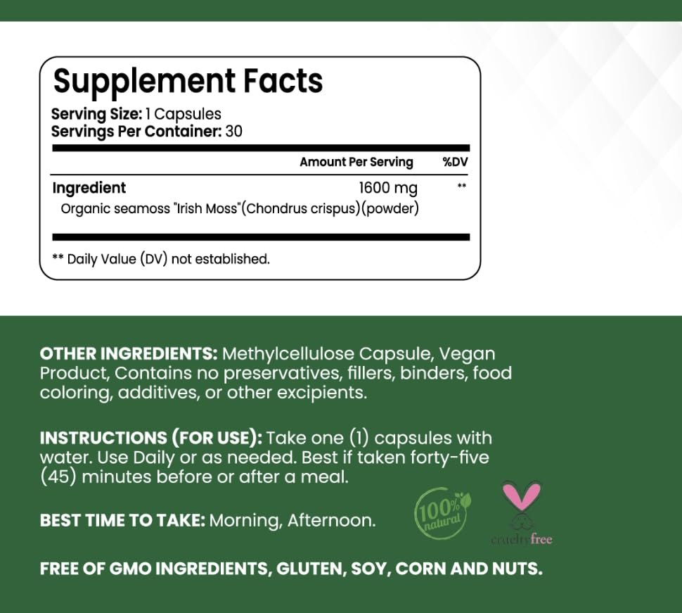 additive-free blended vitamin capsules