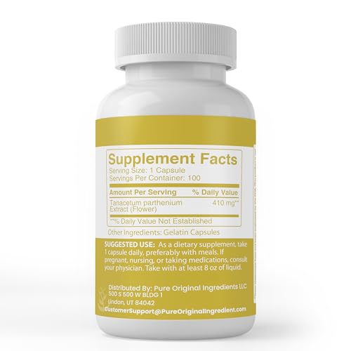 additive-free feverfew extract