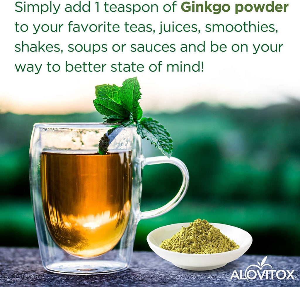 additive-free ginkgo biloba powder