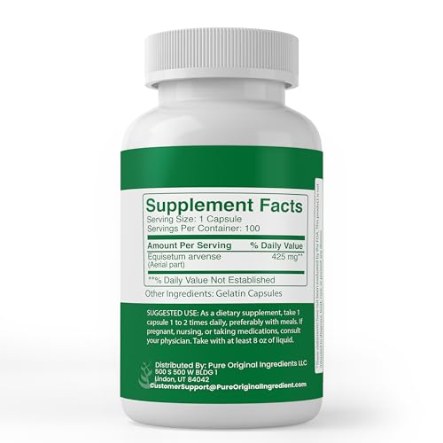 additive-free horsetail capsules Canada