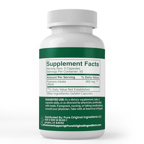 additive-free kudzu root for health