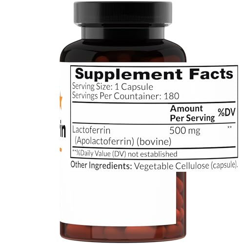 additive-free lactoferrin capsules