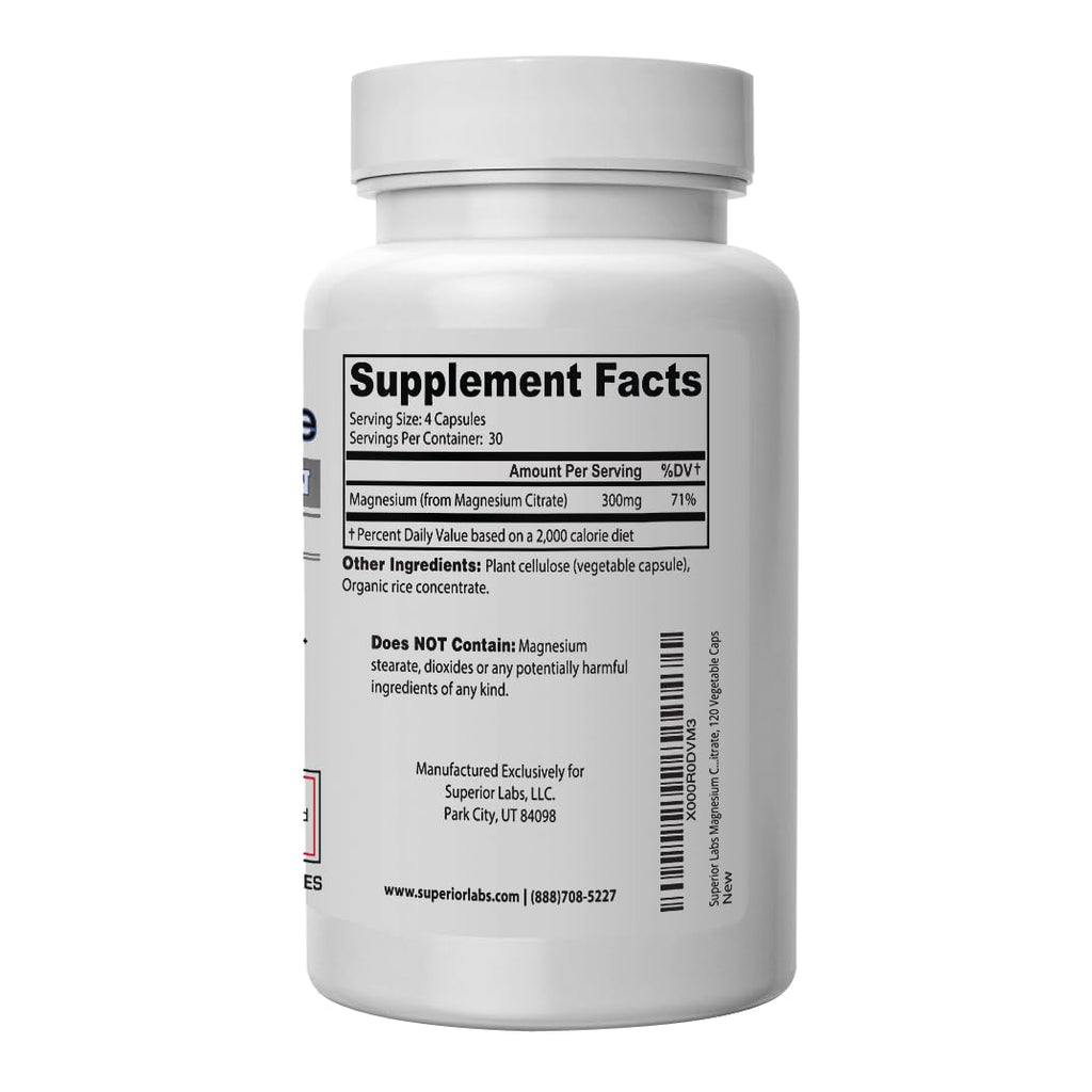 additive-free magnesium for muscle cramps