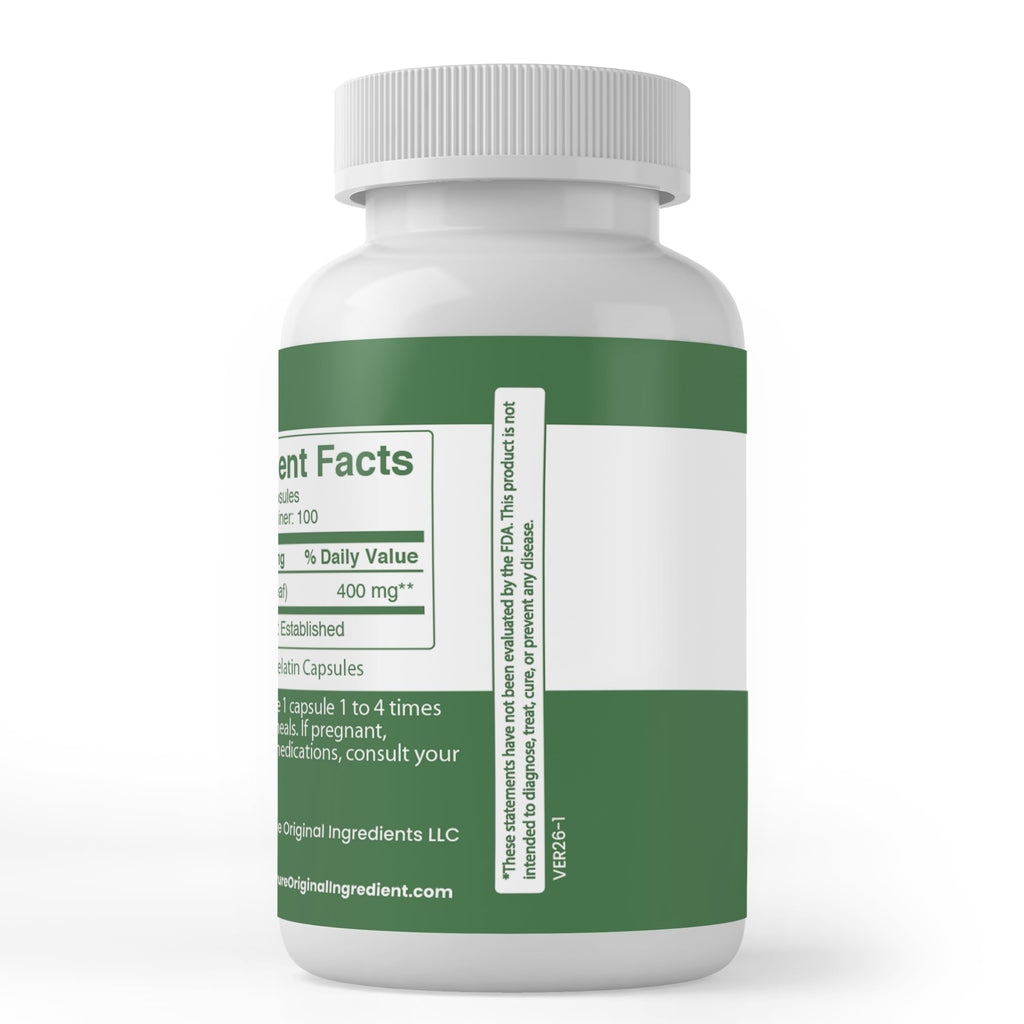 Additive-free Moringa Oleifera capsules