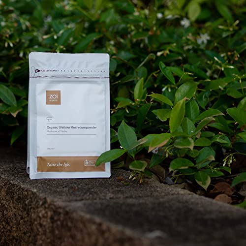 Additive-free shiitake mushroom powder