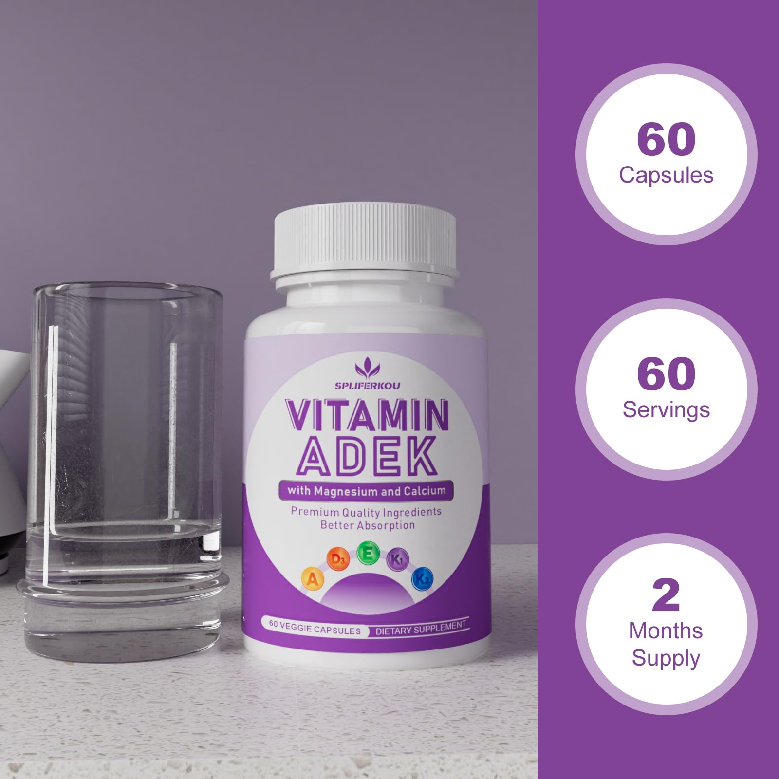ADEK multivitamins for energy support