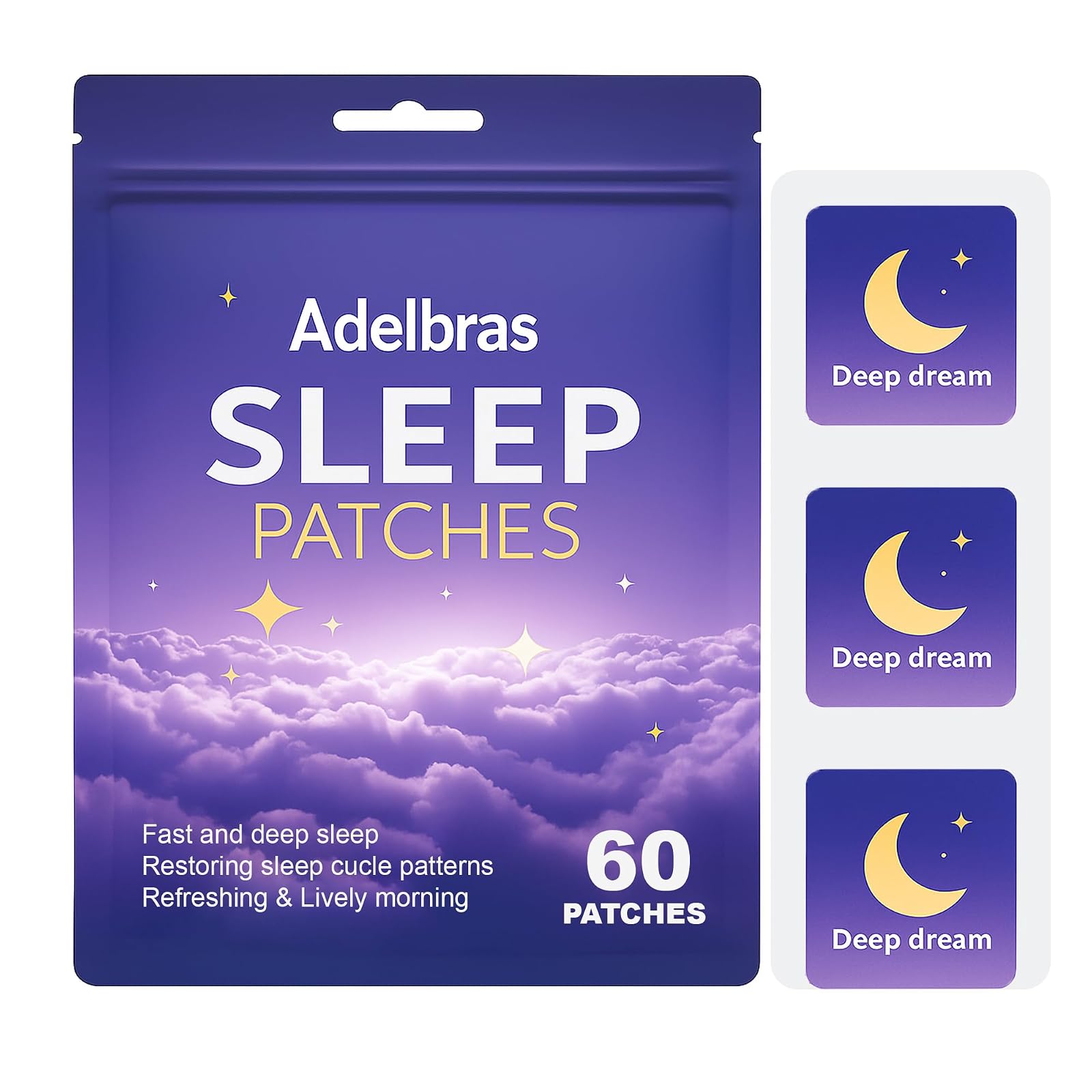 Adelbras sleep patches for restful nights