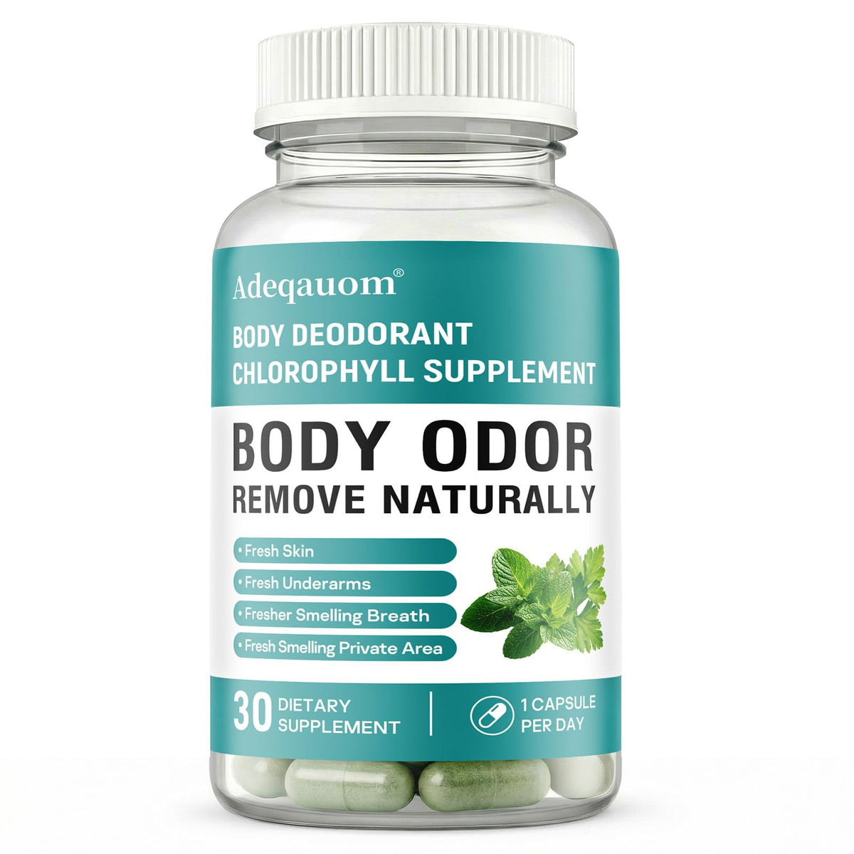 Adeqauom chlorophyll capsules for detox