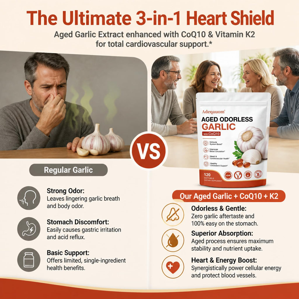 Adeqauom herbal garlic extract capsules