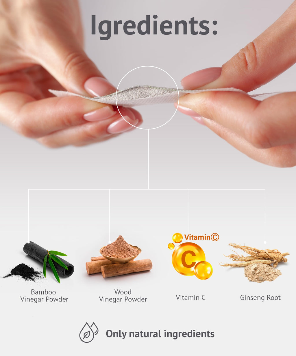 adhesive foot pads with bamboo extract