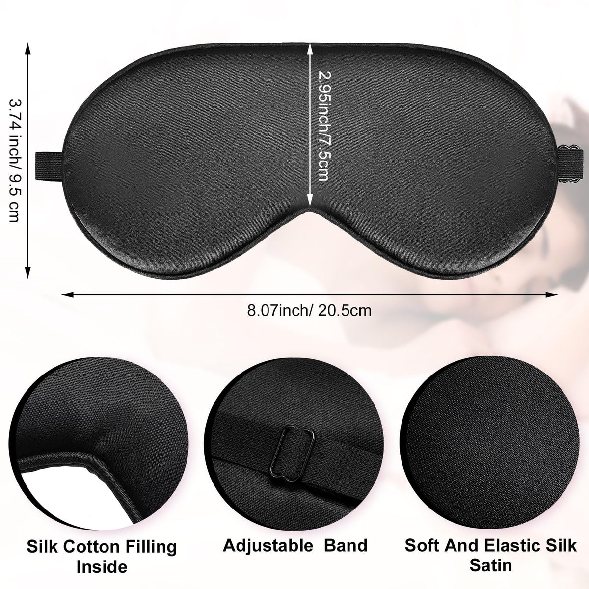 adjustable eye cover for better sleep