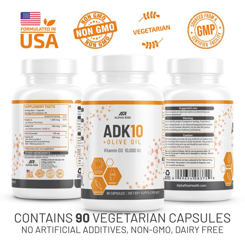 ADK 10 vitamin D3 K2 benefits