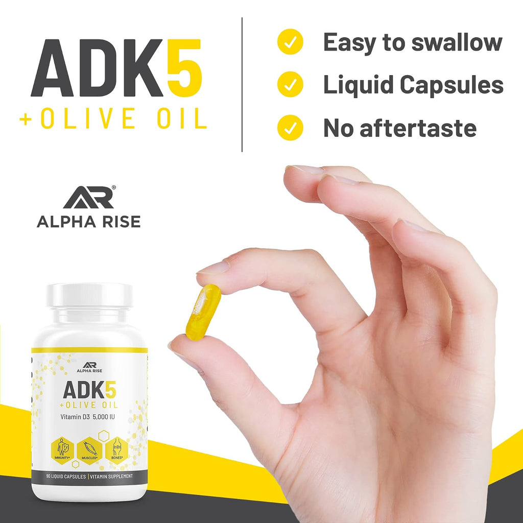 ADK 5 vitamin D3 for overall wellness
