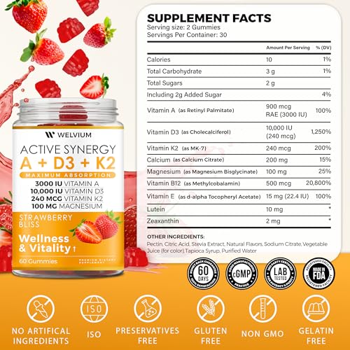 ADK vitamin d gummies for bone health