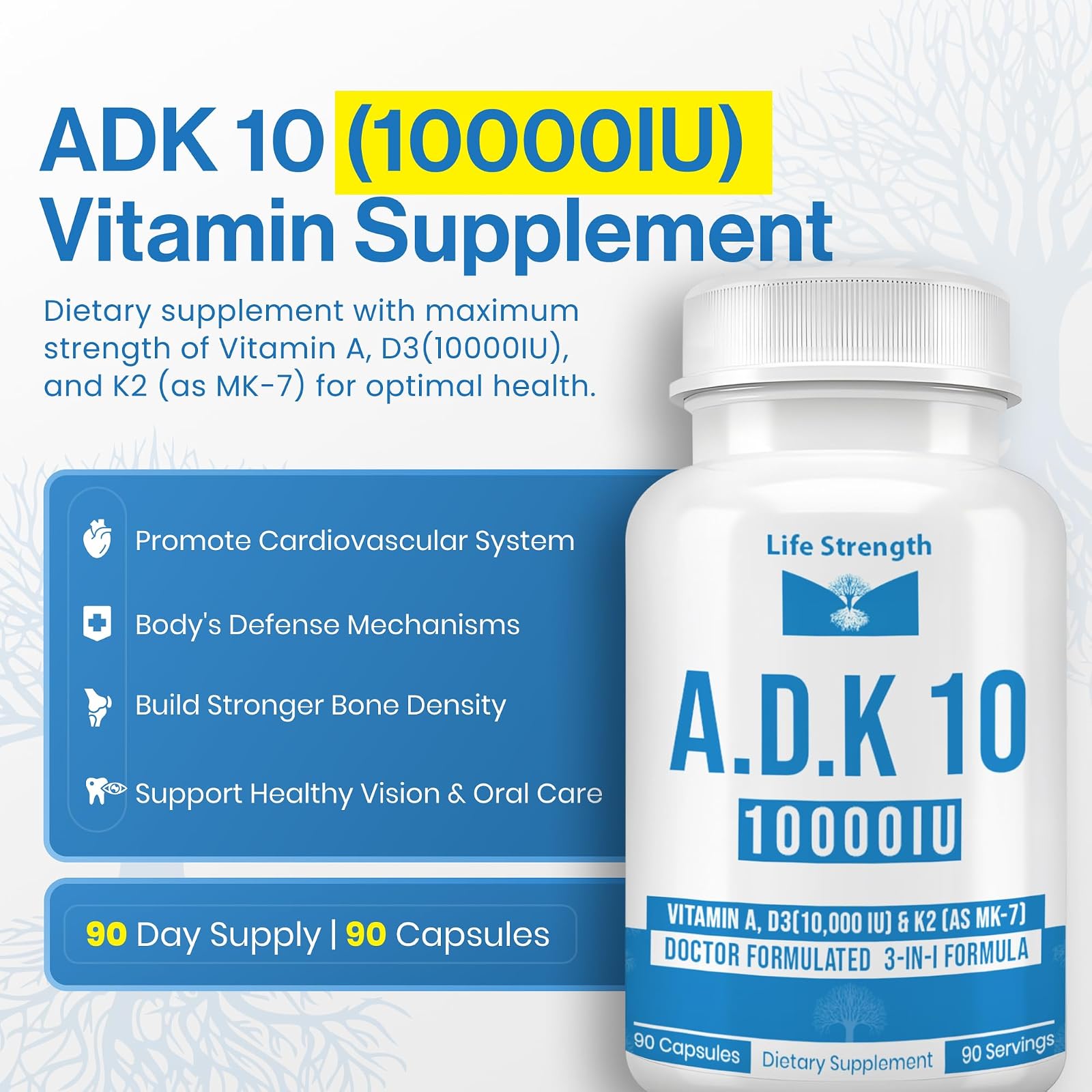 ADK vitamin D3 for immune support