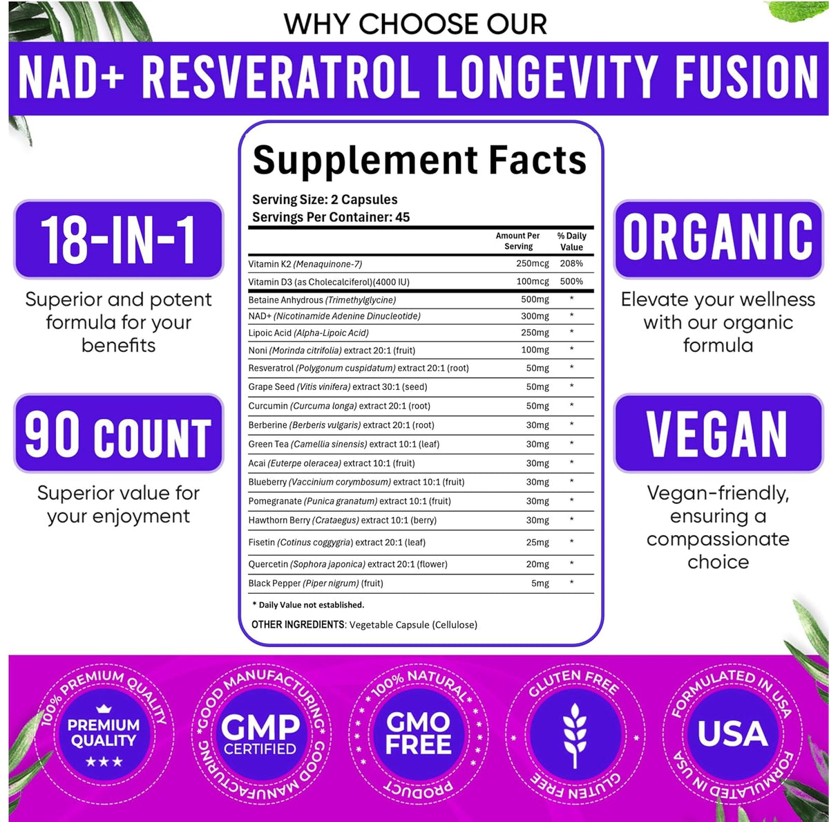 Adndale NAD+ capsules for mental clarity