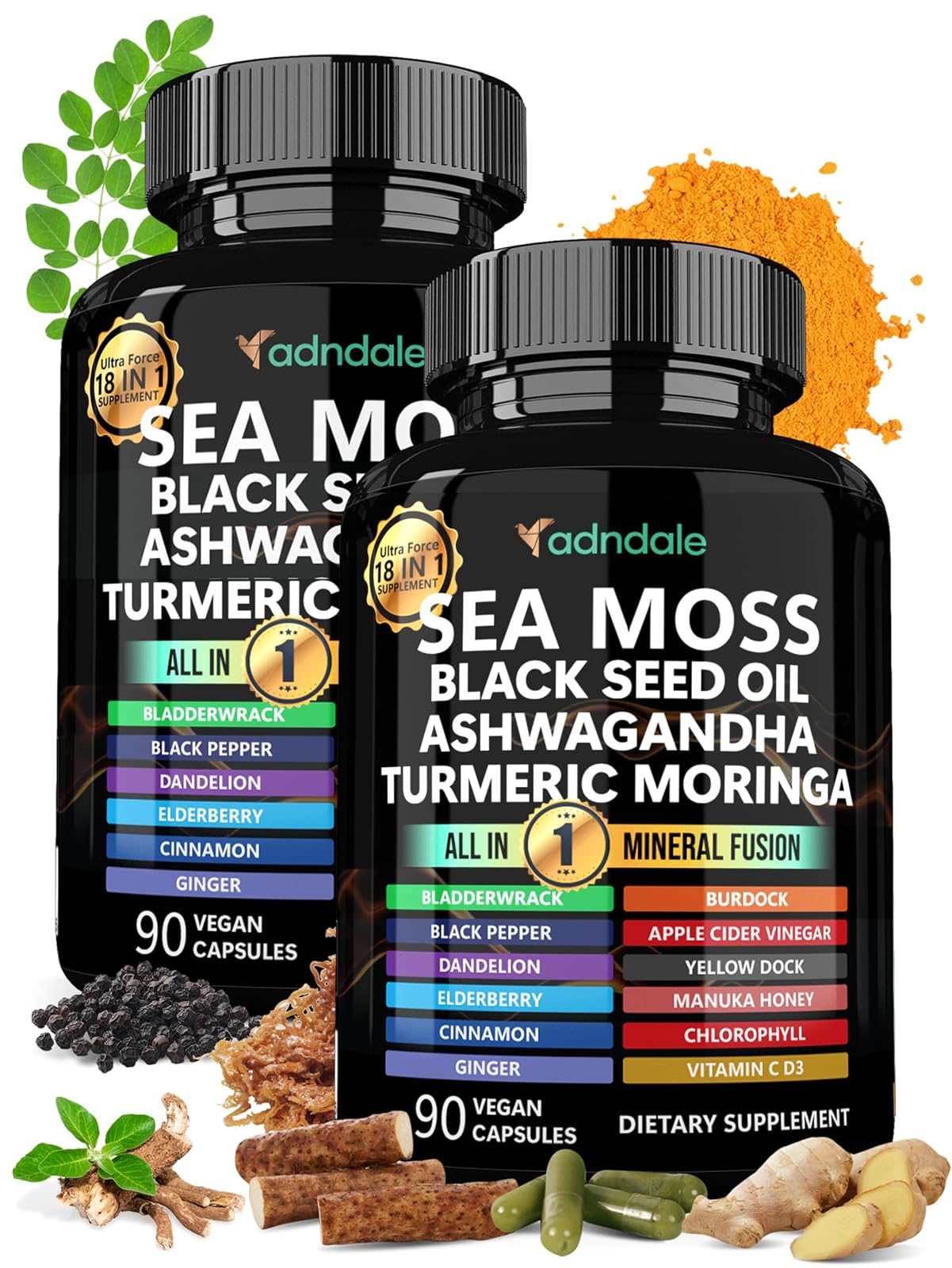Adndale sea moss blend for wellness