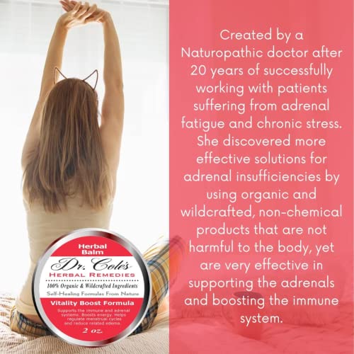 Adrenal extract balm for daily energy