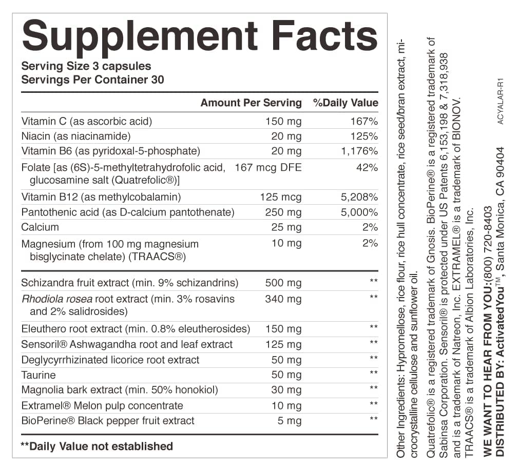 adrenal extracts to combat fatigue