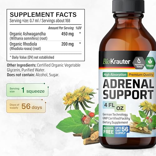 adrenal support formula with Rhodiola Rosea