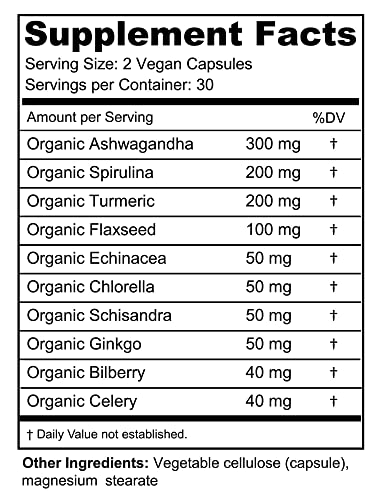 adrenal support with ashwagandha capsules