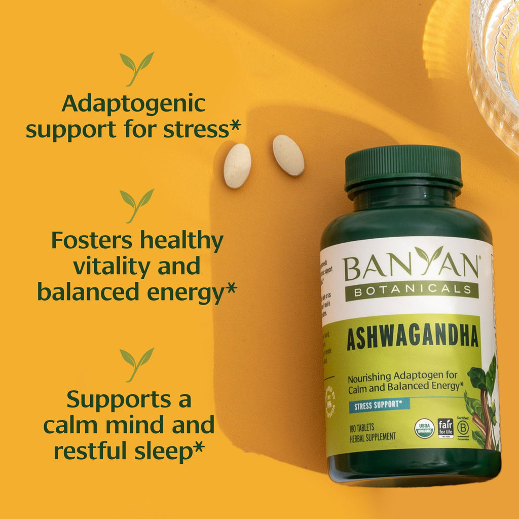 Adrenal support with Banyan Botanicals ashwagandha
