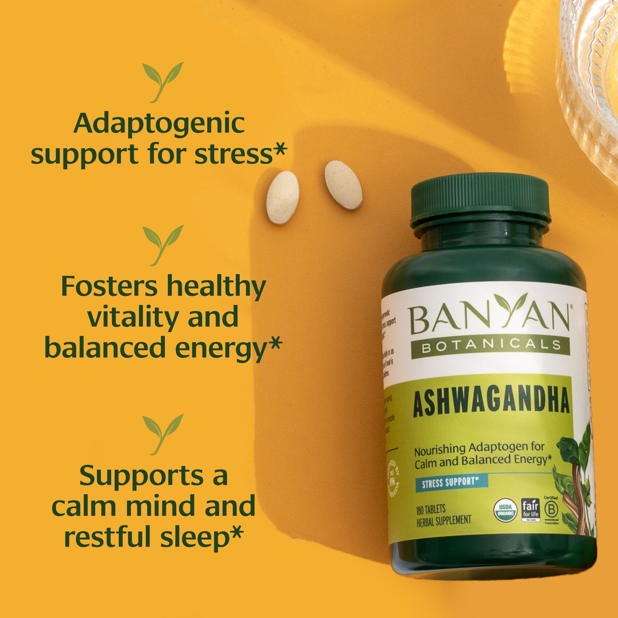 Adrenal support with Banyan Botanicals ashwagandha