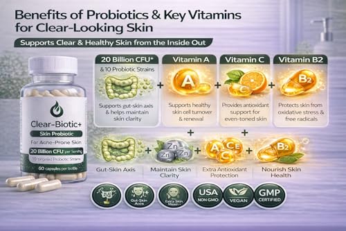 adult acne support with blended supplements