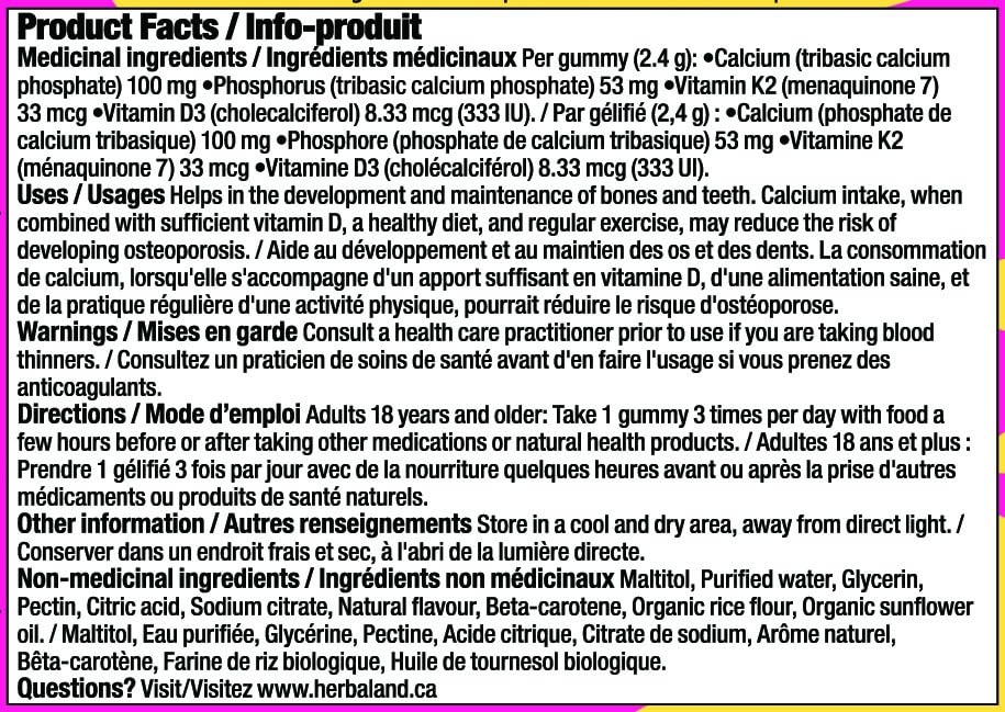 adult calcium supplement with no sugar