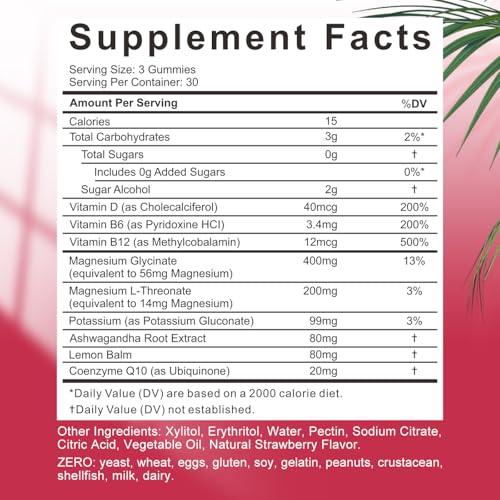 adult-friendly magnesium supplement gummies