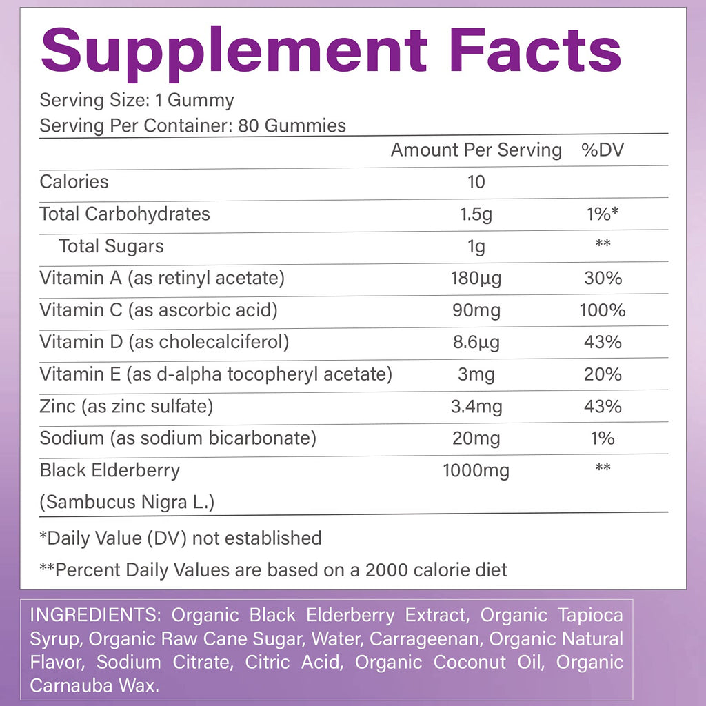adult immune booster elderberry